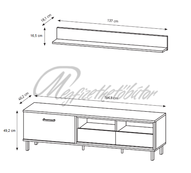 Forest szekrénysor - 307 930 Ft : Megfizethetőbútor, Országos házhoz ...